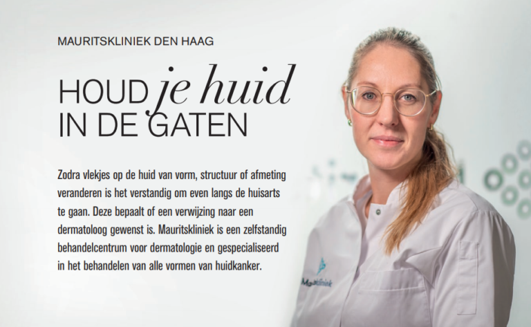 In de media: Mauritskliniek Houd je huid in de gaten met Drs Franken ...